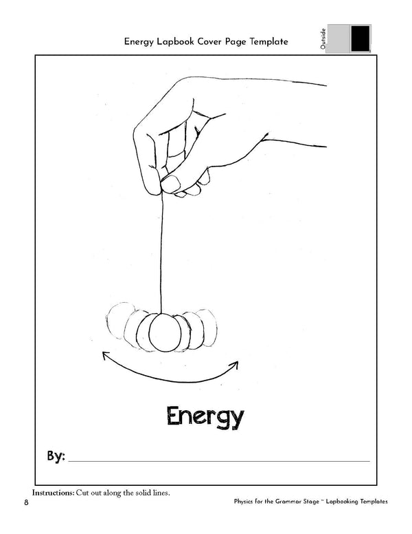 Physics Lapbooking Templates - elementalscience.com