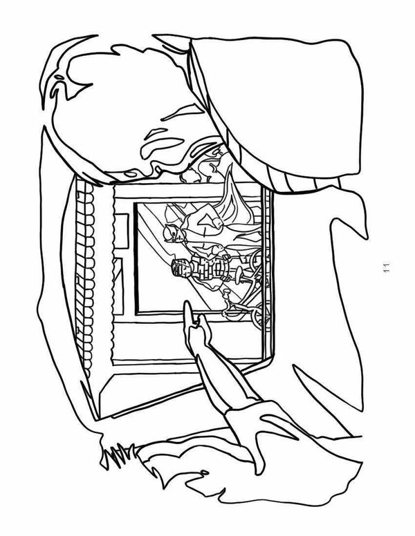 coloring pages ark of the covenant