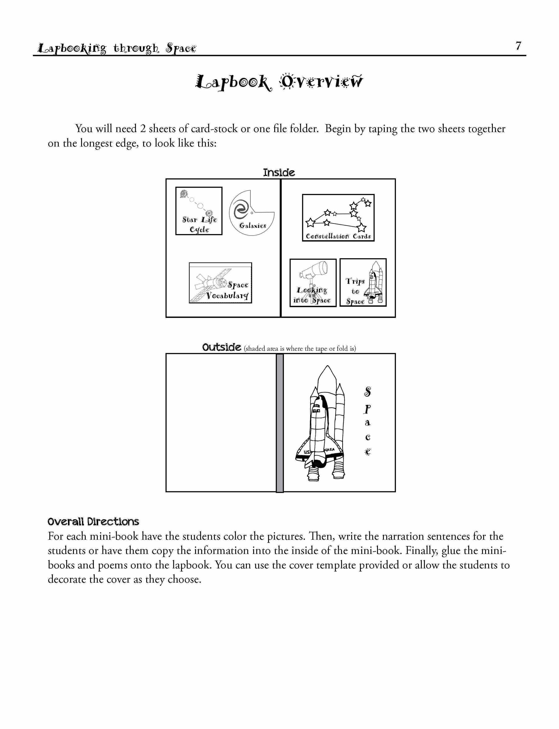 Space Lapbooking eBook | Elemental Science