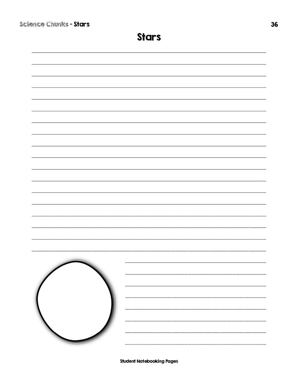 Science Chunks - Stars | A Science Unit Study - elementalscience.com